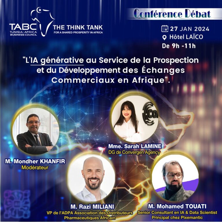 Conférence-débat: L’IA générative au Service de la Prospection et du Développement des Échanges ...